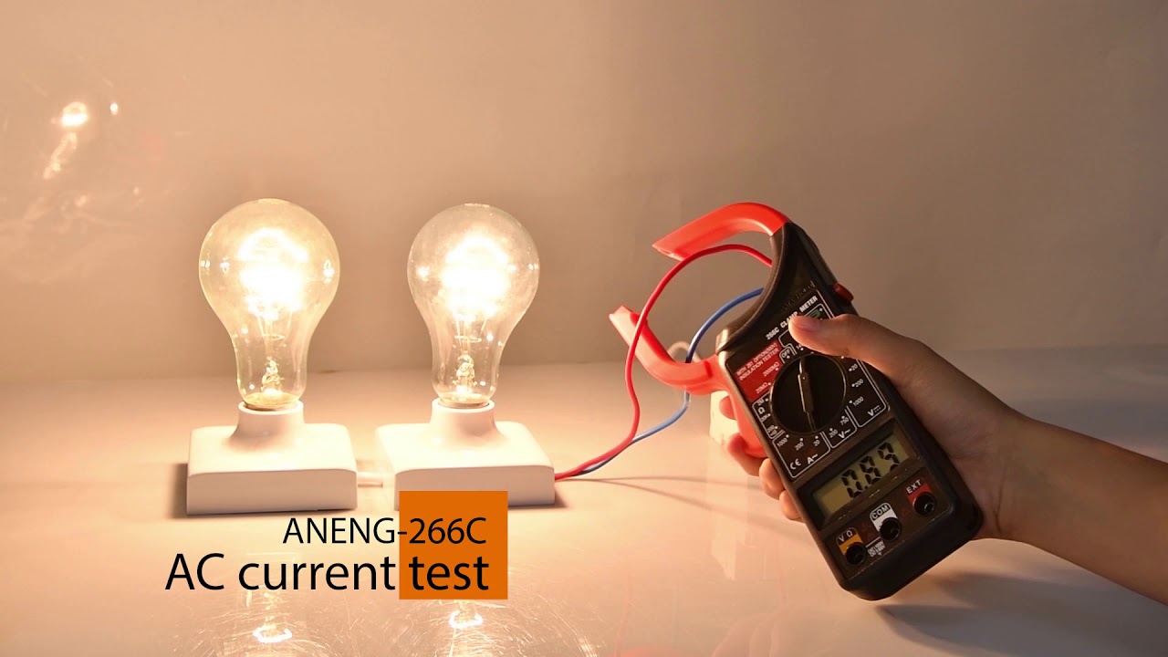 ANENG 266C Digital Current Clamp Meter Non-Contact AC/DC Multimeter ...