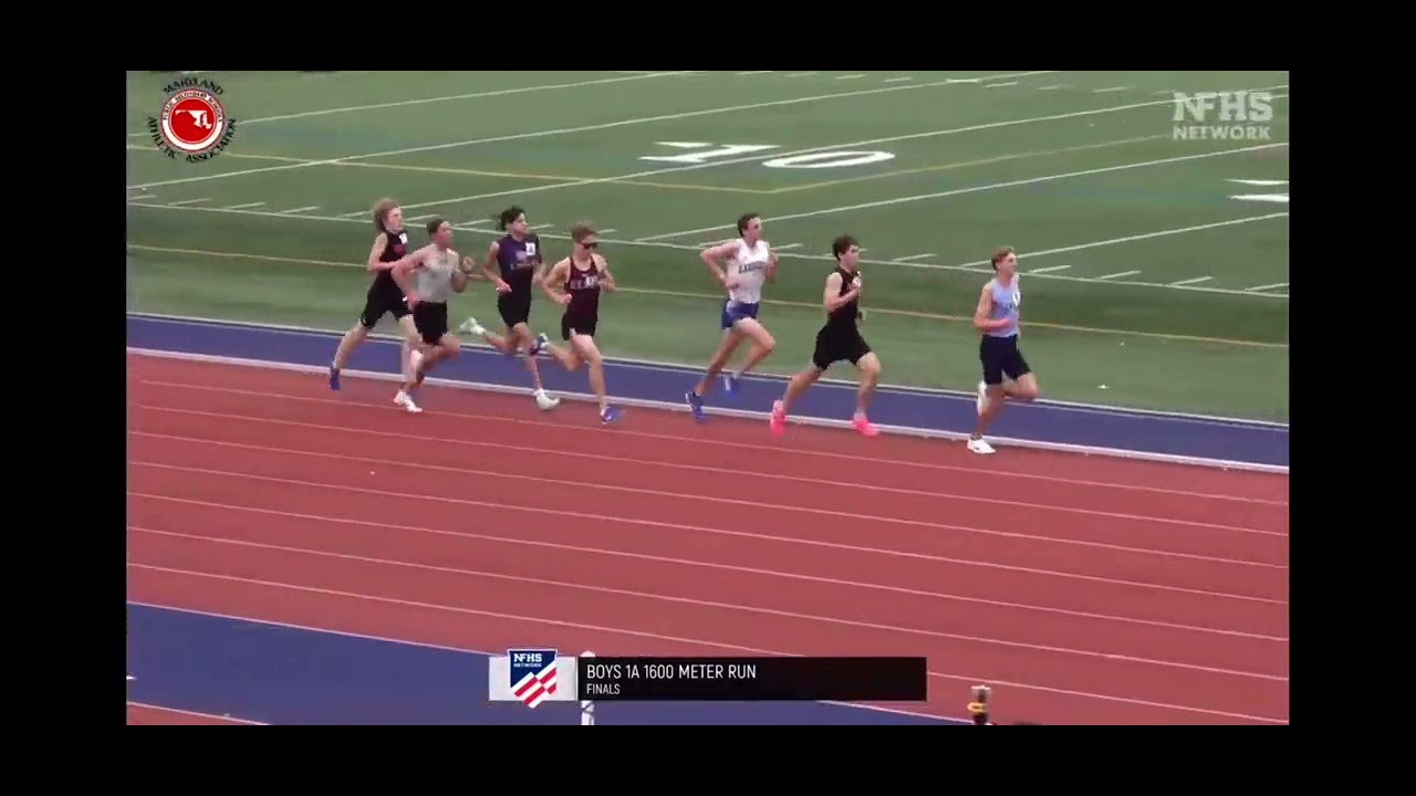Justin Naylor of Joppatowne boys 1A 1600m run 2024 MPSSAA State ...