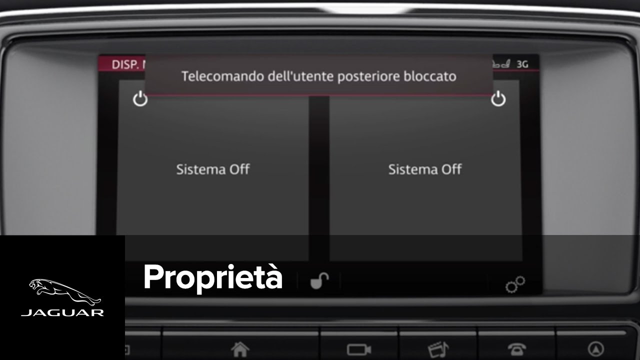 Jaguar XJ | InControl Touch Pro - Sistema Multimediale Posteriore - YouTube
