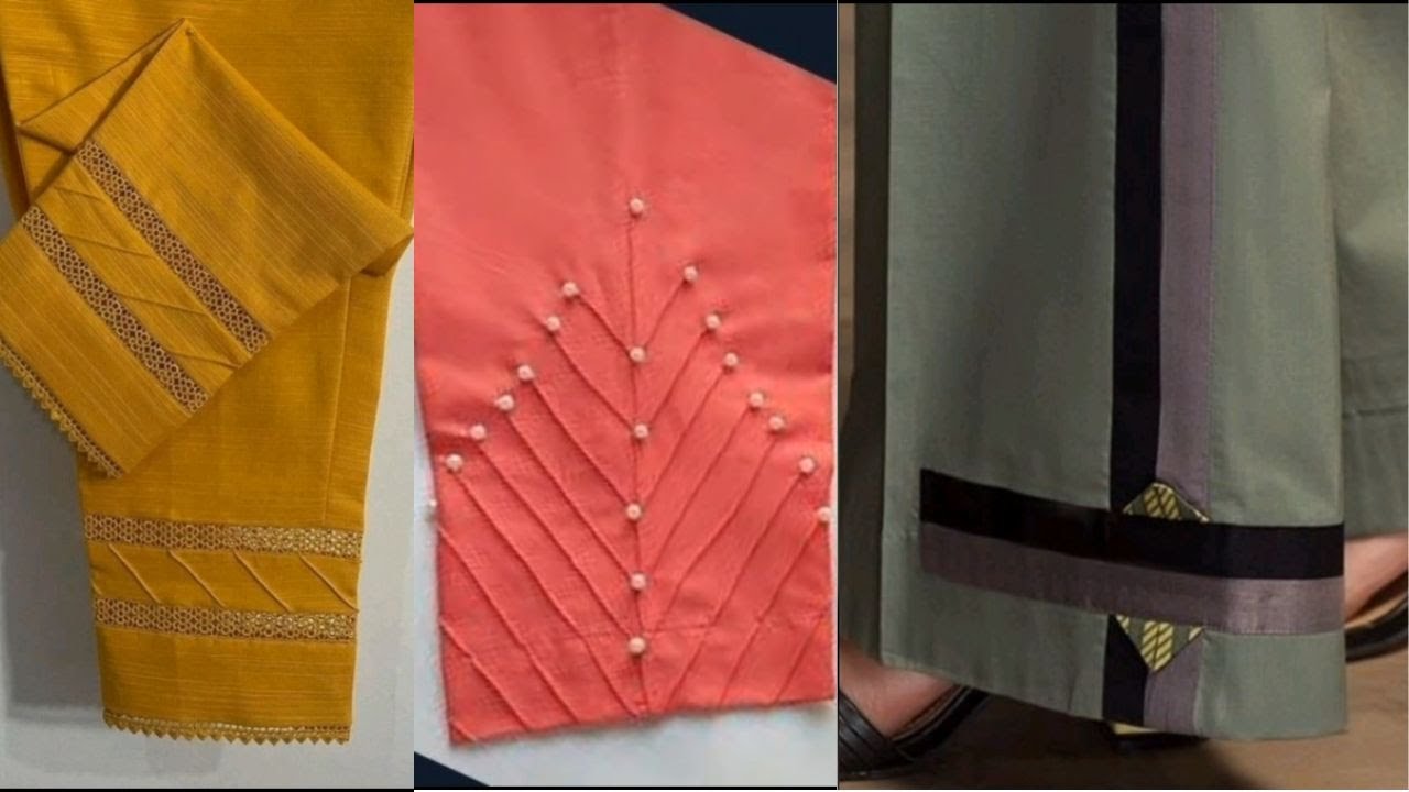 34+Most Beautiful Pakistani Trouser Design Ideas / Best Trouser Design ...