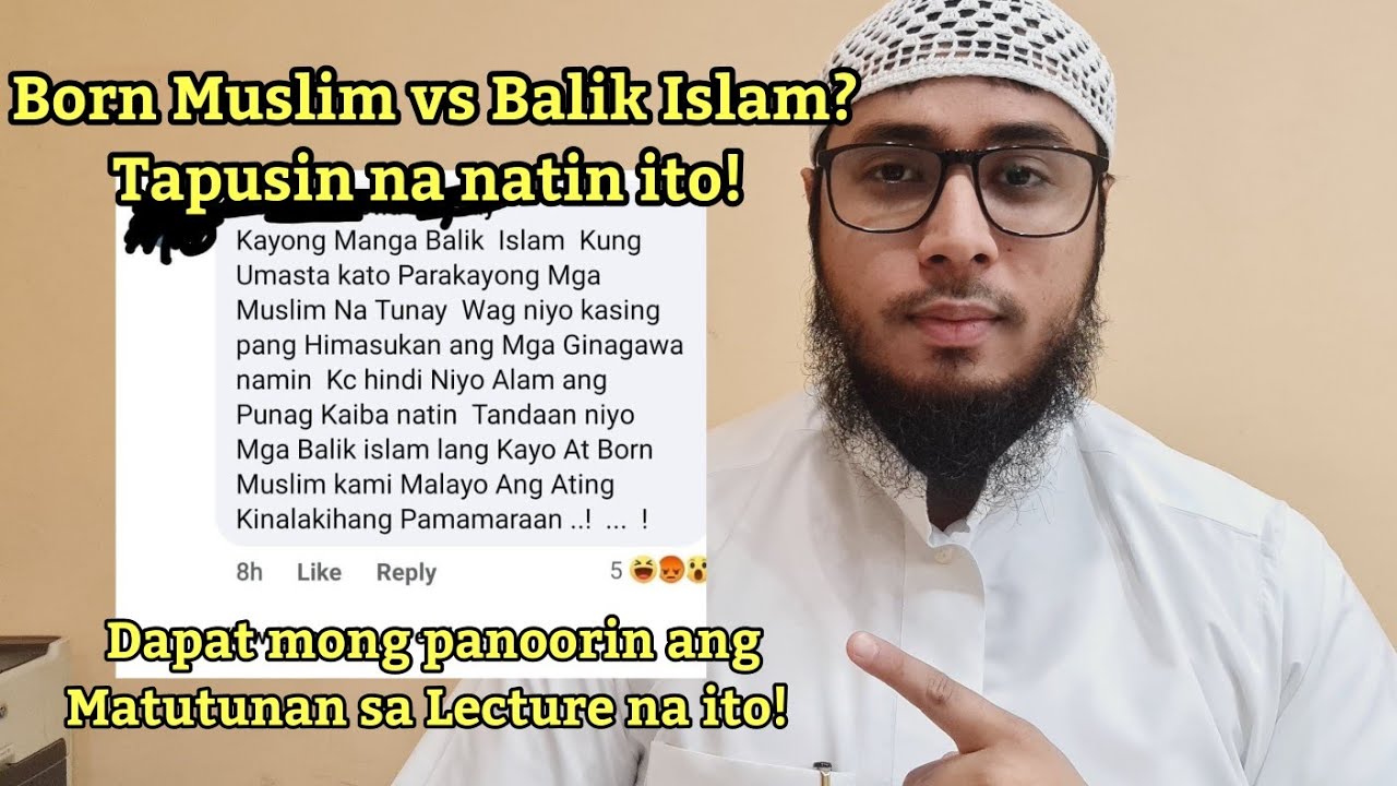 Balik Islam ka lang at born Muslim kami! || Lecture Reaction video ...