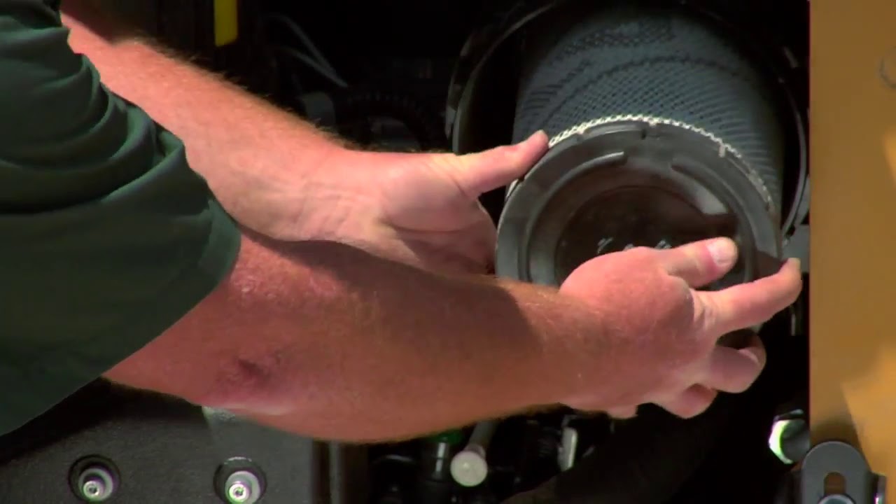 Cat® Skid Steer Loader Air Filter Dust Ejector Maintenance - YouTube