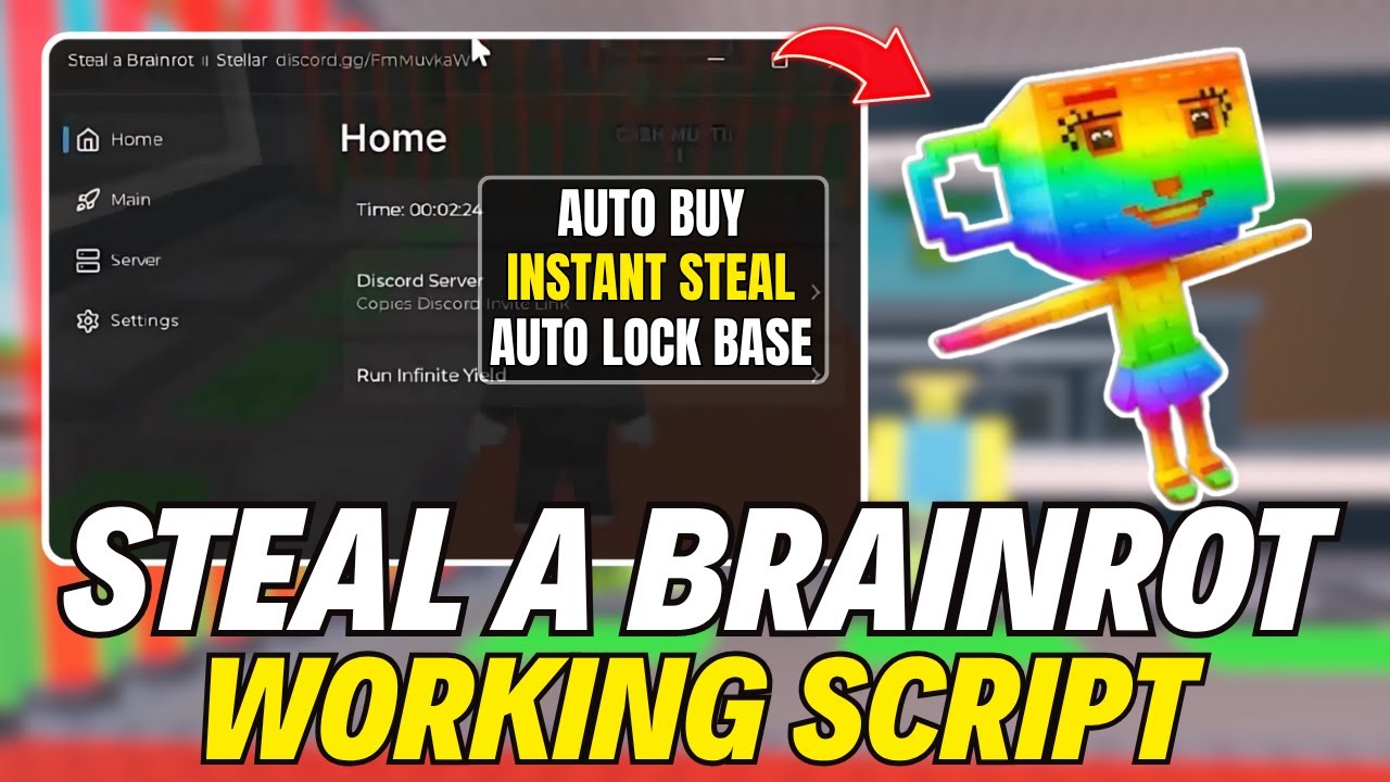 🔄 [UPDATED] Steal a Brainrot Hack | Auto Rebirth, Speed Hack, Anti Kick ...