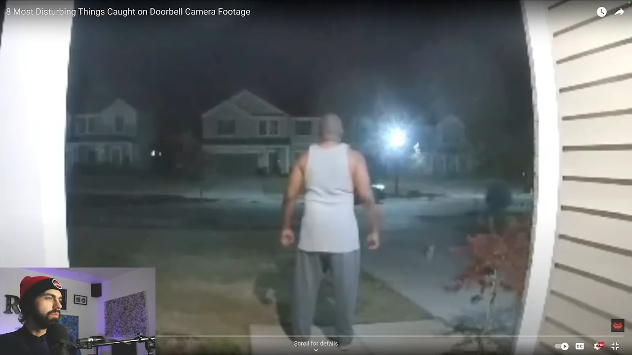 Creepy RING doorbell footage - YouTube
