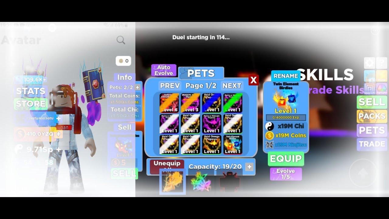 สุ่ม สัตว์เลี้ยงหายากในเกม roblox Map Ninja Legends - YouTube