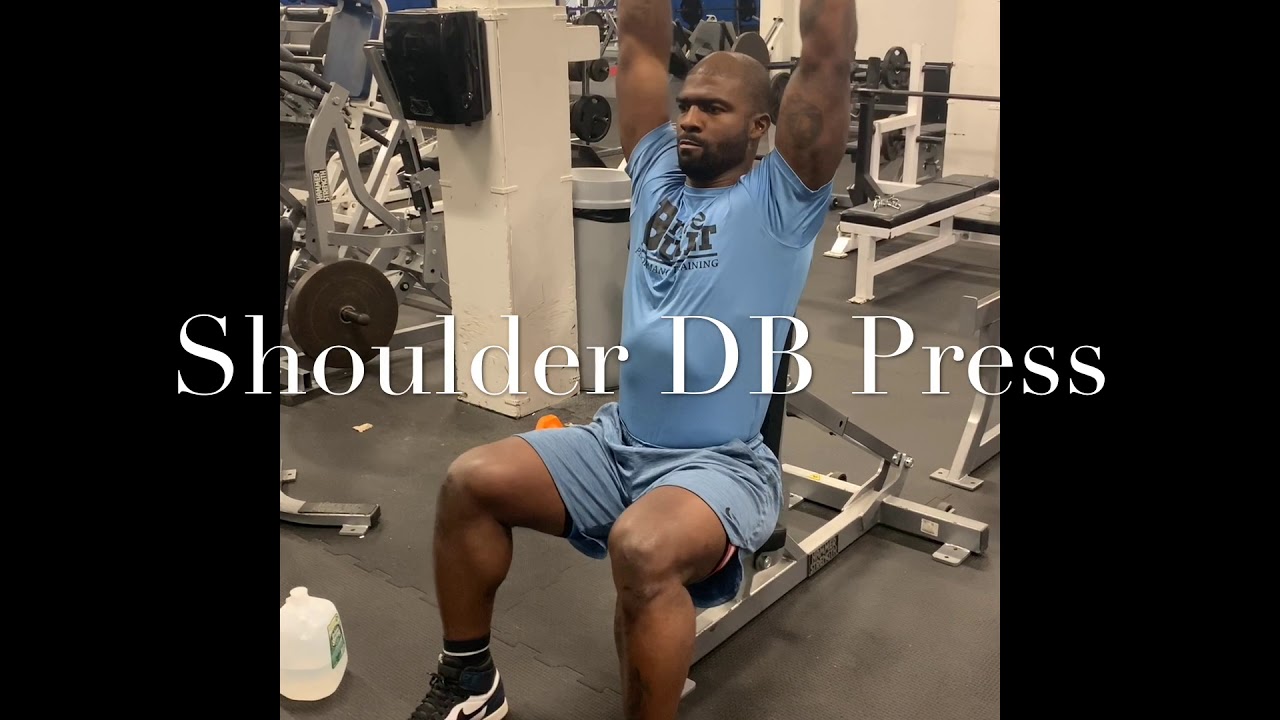 Shoulder DB Press Demo - YouTube
