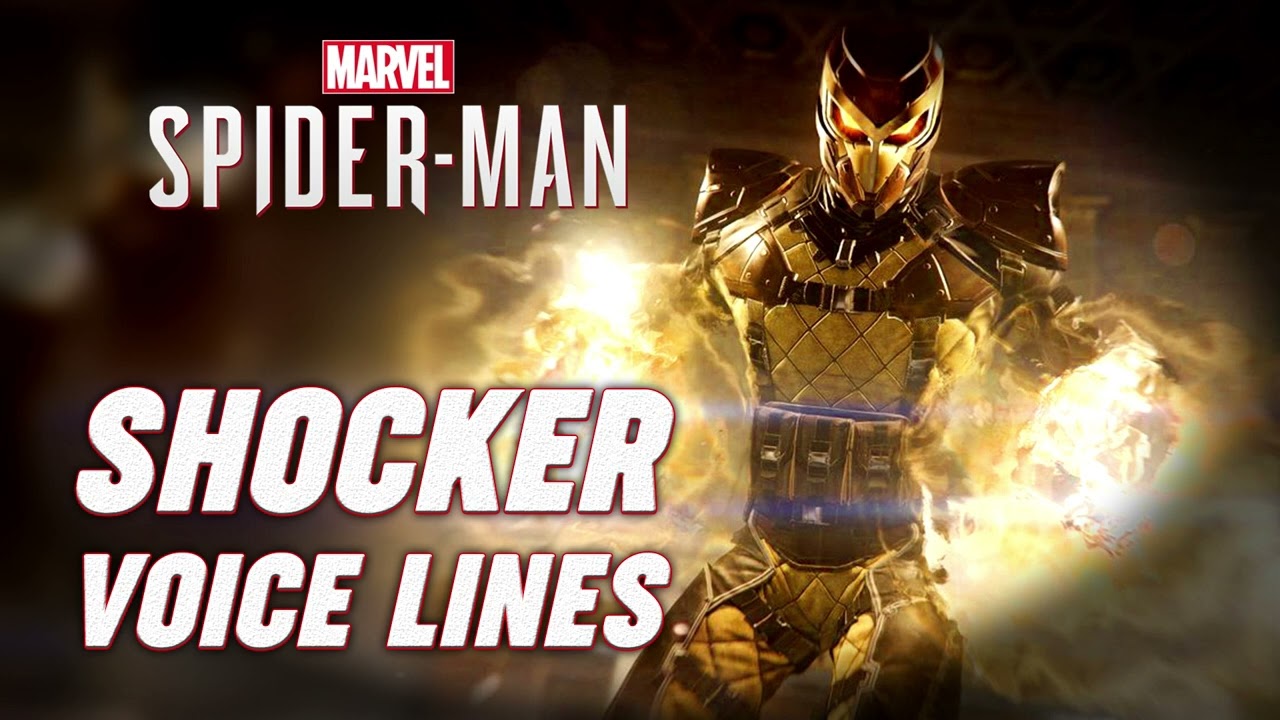 Marvel's Spider-Man: Shocker Voice Lines + Efforts - YouTube
