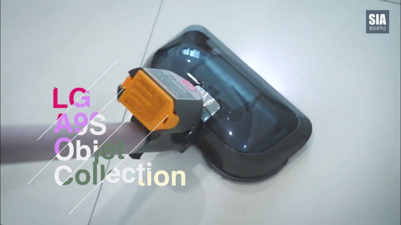 LG A9s 오브제컬렉션 안심스팀물걸레흡입구 테스트 편의성 - YouTube