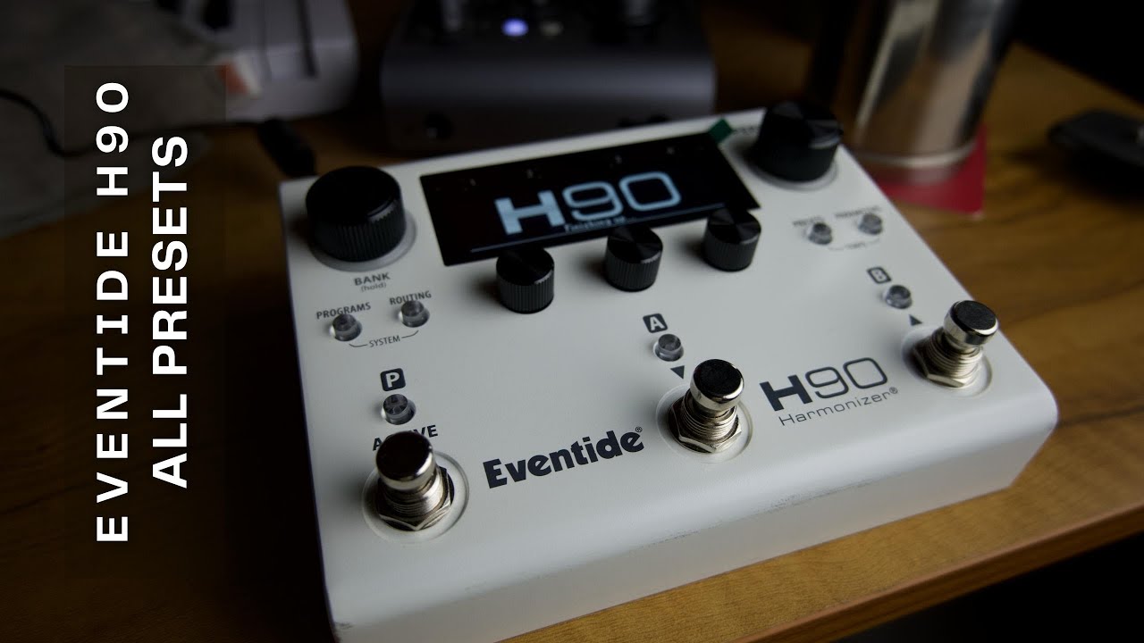 Eventide H90 Harmonizer Sounds/Patches Demo with FGN BIL2RHS | All Presets (No Talking) 4K - YouTube