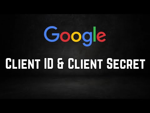 How to get Google Console Client ID & Client Secret - YouTube