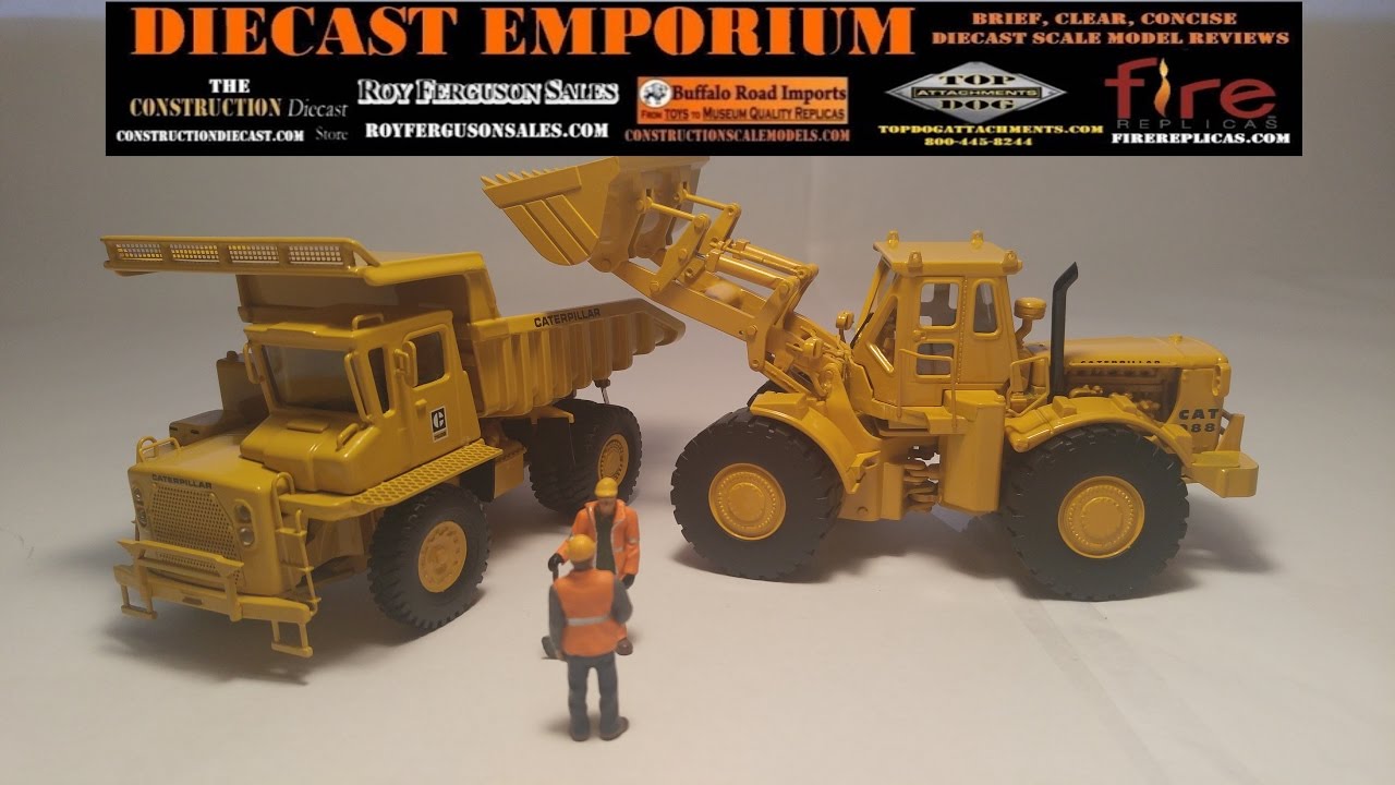 Classic Construction Models (CCM) Cat 988 Wheel Loader - YouTube