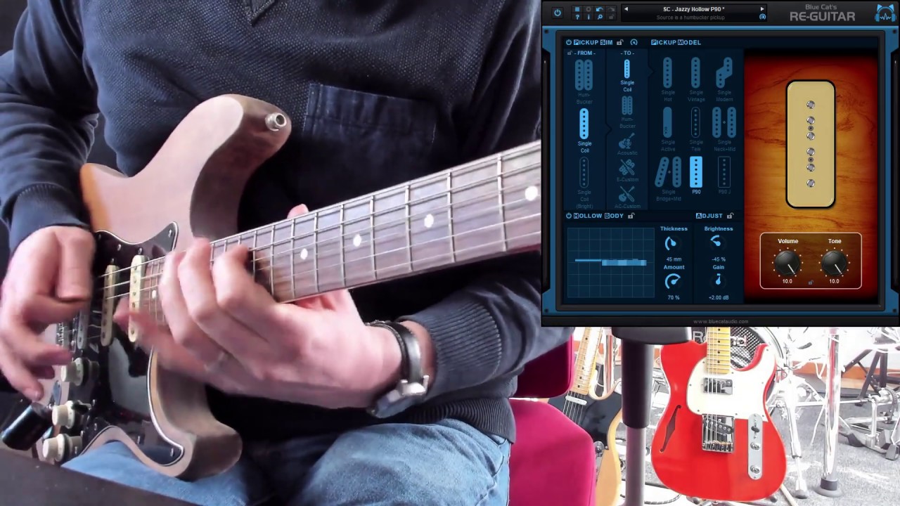 A thinline Stratocaster with P90s in 2019? - YouTube
