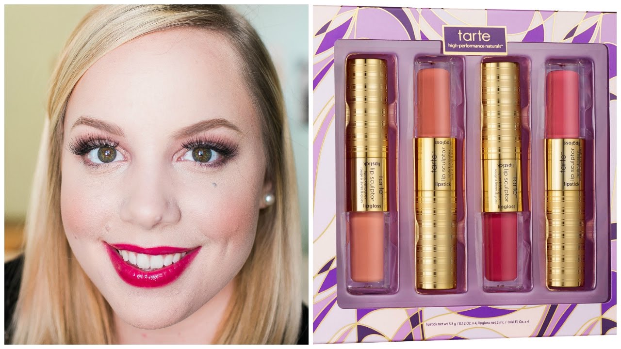 TARTE Kissing Squad Limited Edition Lip Sculpter Quad | Swatches ...