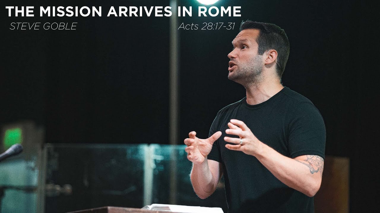 Steve Goble | The Mission arrives in Rome - YouTube