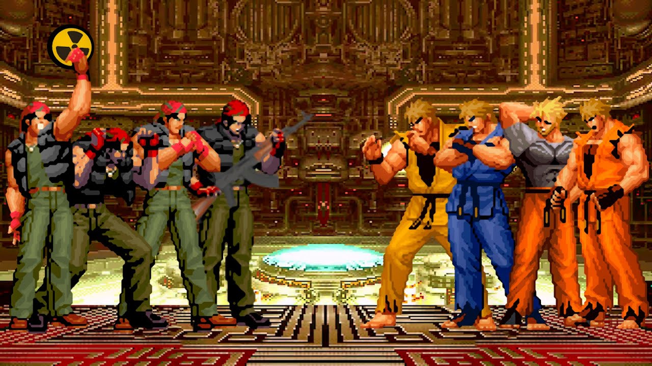 The King of Fighters (MUGEN) | Ralf Jones vs Ryo Sakazaki - YouTube