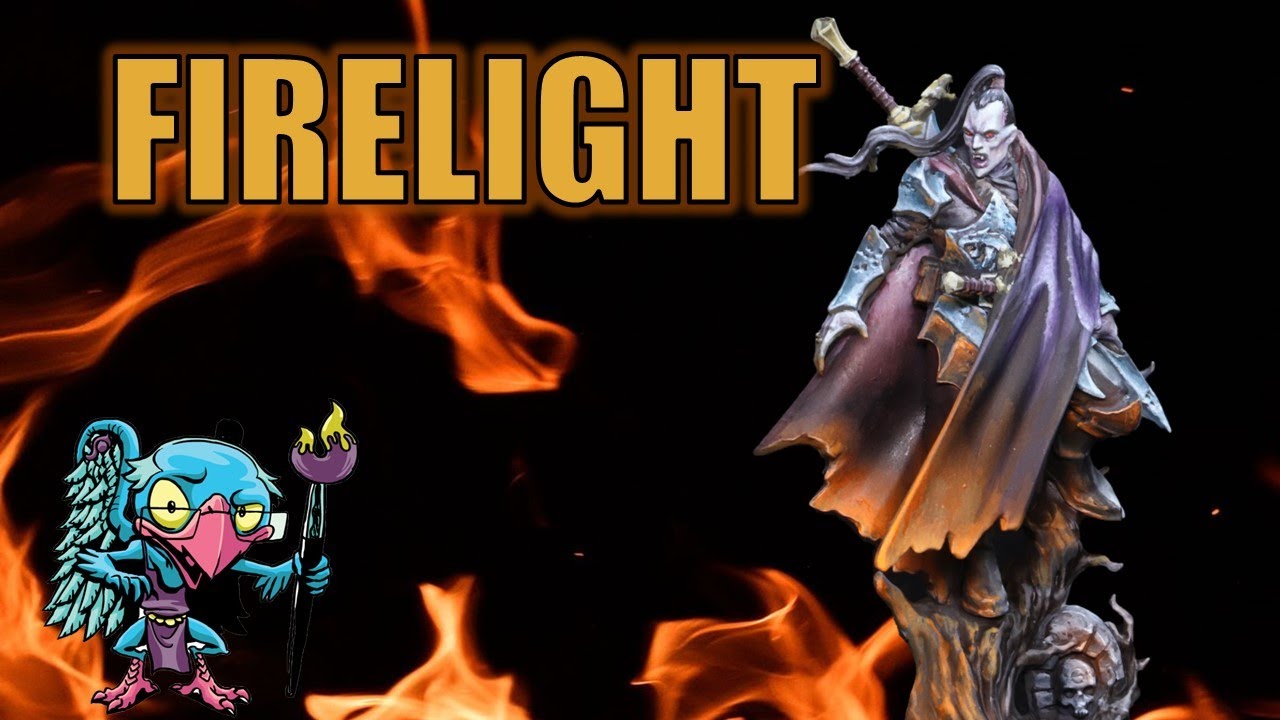 How to Paint Fire Light OSL - HC 366 - YouTube