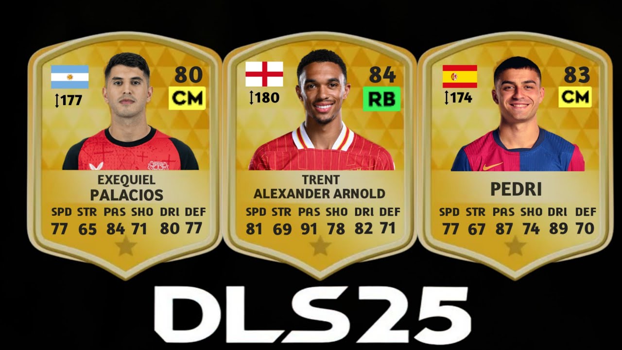 DLS 25 | NEW UPDATE PLAYERS RATING IN DLS 25 | DREAM LEAGUE SOCCER 2025 ...