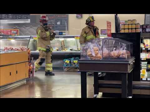 FIRE!!! At The Grocery Store! FIRE Everyone Out! - YouTube