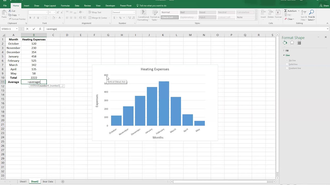 Statistics: Excel Charts, Histograms, Frequency Tables, Scatter Plots ...