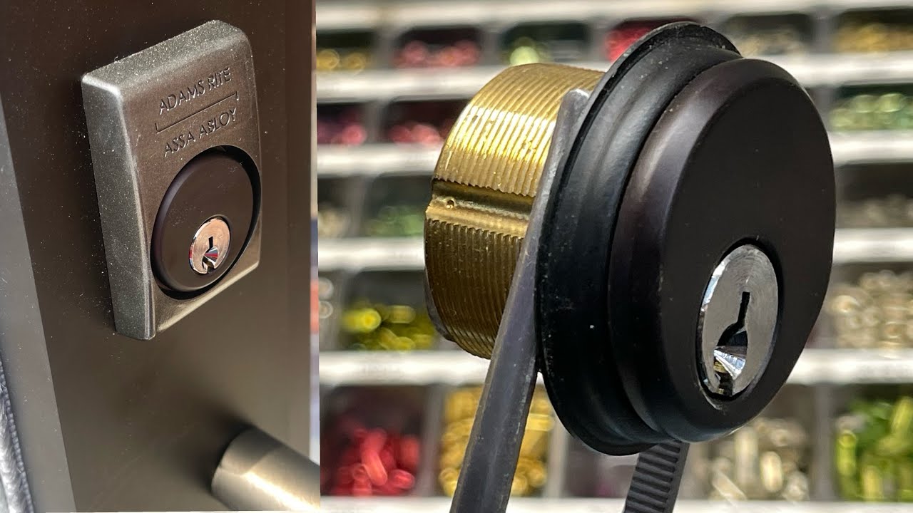 Adams Rite Solid Brass Cylinders - YouTube