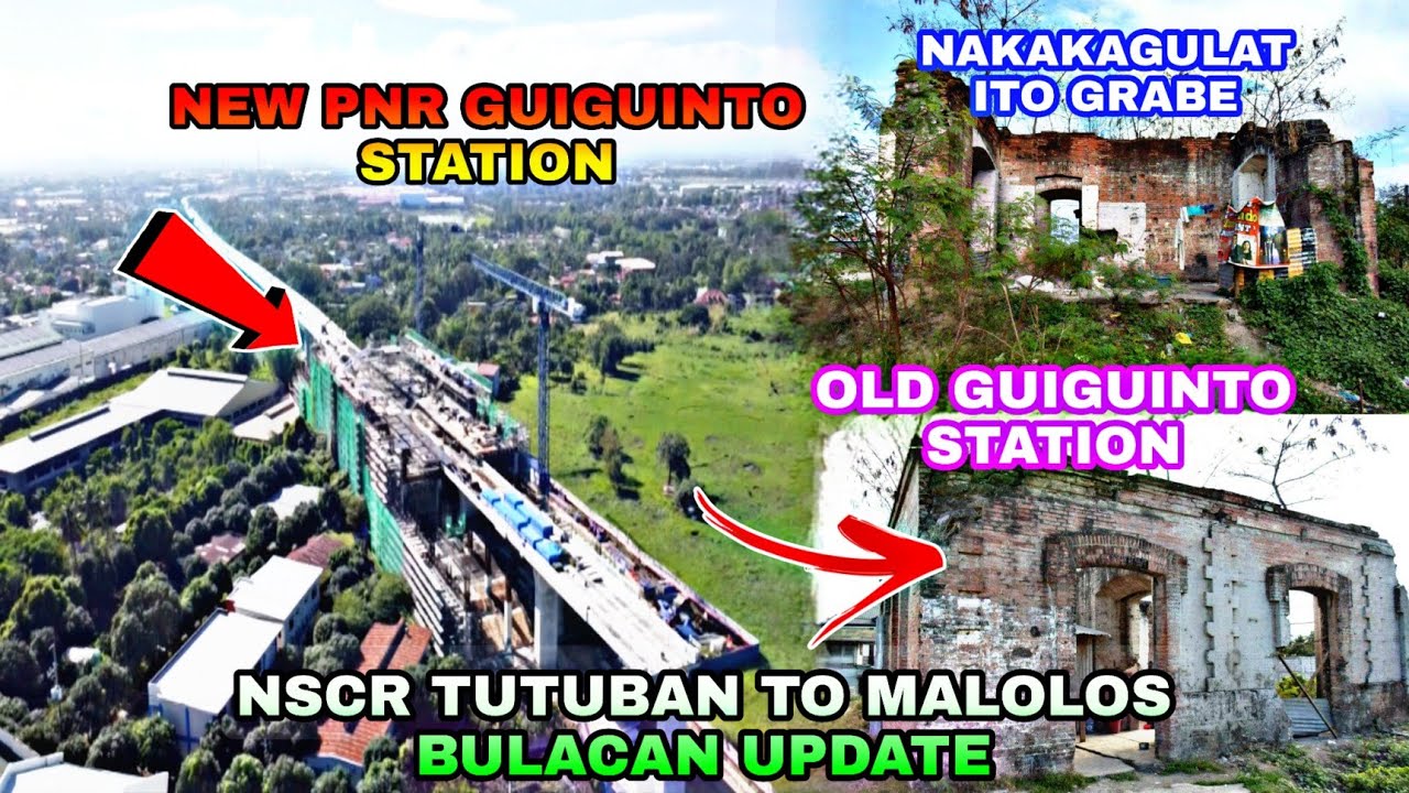 NSCR PNR NEW GUIGUINTO STATION UPDATE, TUTUBAN TO MALOLOS BULACAN ...