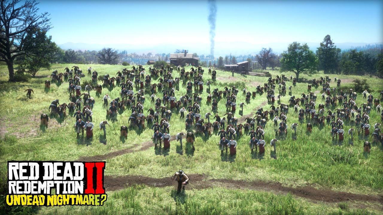 Arthur Morgan trying to SURVIVE a Zombie Apocalypse in Red Dead ...