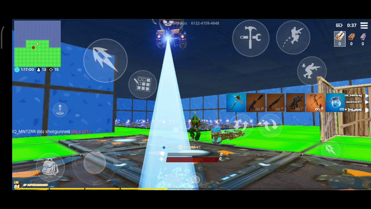 Practicing my new Fortnite mobile HUD layout - YouTube