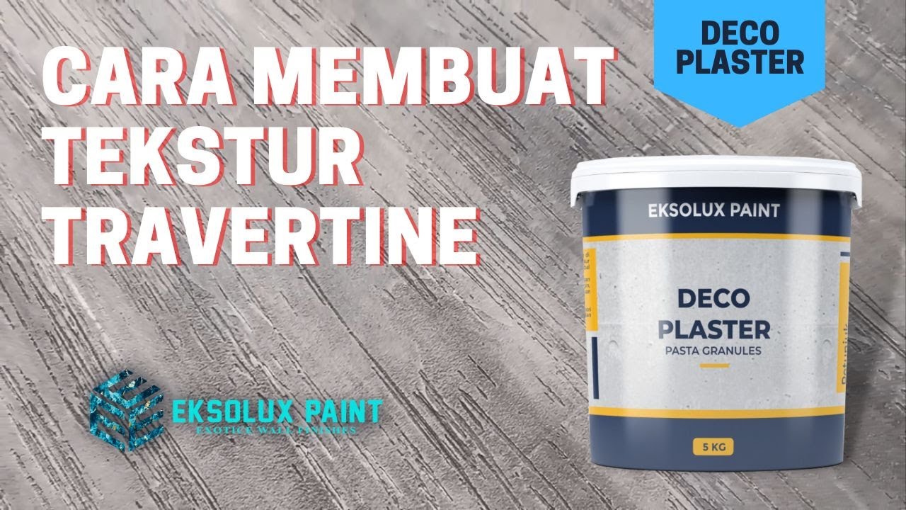 Tutorial Petunjuk | Cara Membuat Motif Tekstur Travertine Dengan Cat ...