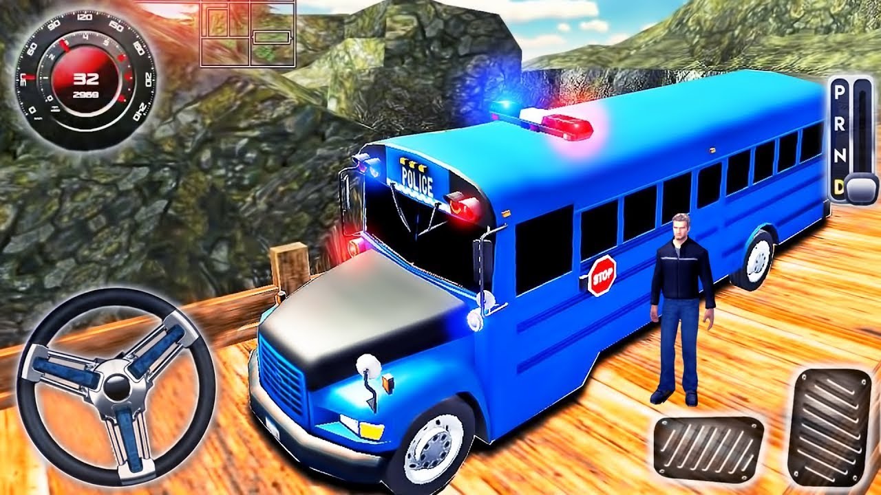 Offroad Coach Police Bus Driver 2020 - ANDROİD GamePlay FHD - YouTube