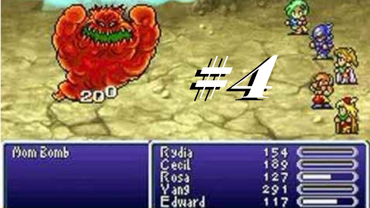 Final Fantasy 4 Advance, Rosa Se Une Al Equipo Para Subir El Monte Hobs ...