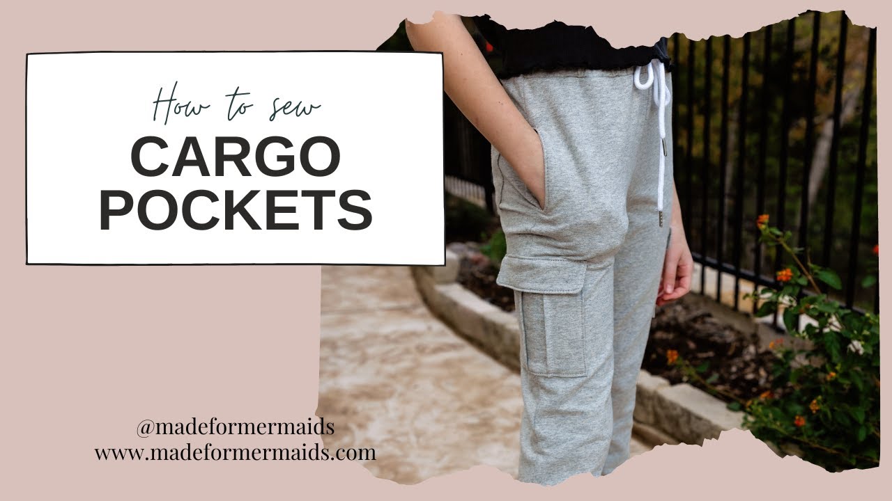 How to sew cargo pockets - YouTube