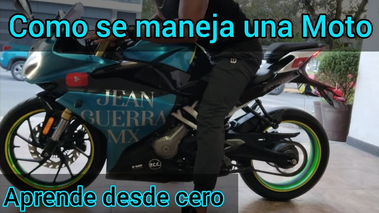 Cómo se maneja una MOTO tutorial para aprender a manejar Moto desde 0 ...
