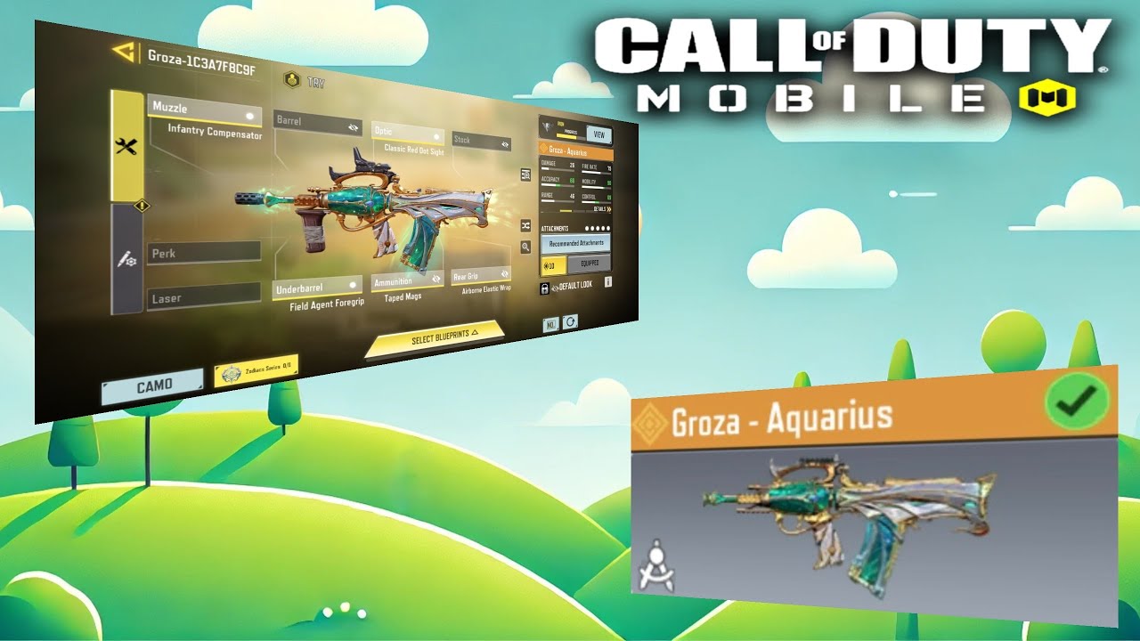 Groza Aquarius: Best Loadout for Ranked - YouTube