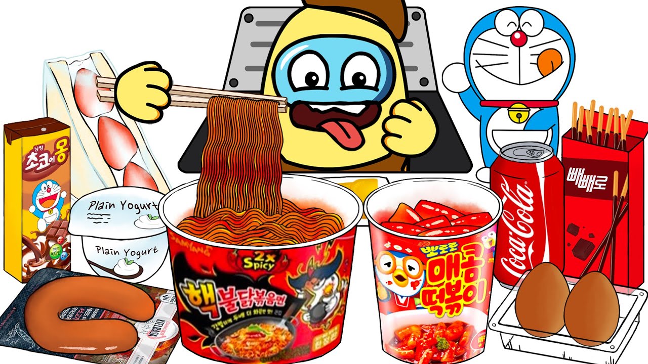 CONVENIENCE STORE MUKBANG 2 - ANIMATION MUKBANG #9 | GH'S ANIMATION ...