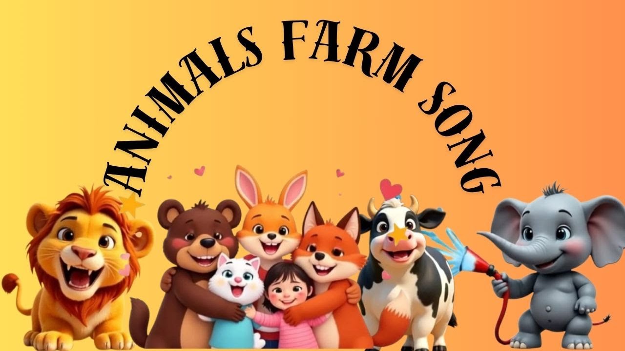 Farm Animals Song | Learn Farm Animal Sounds for Kids, Learning ...