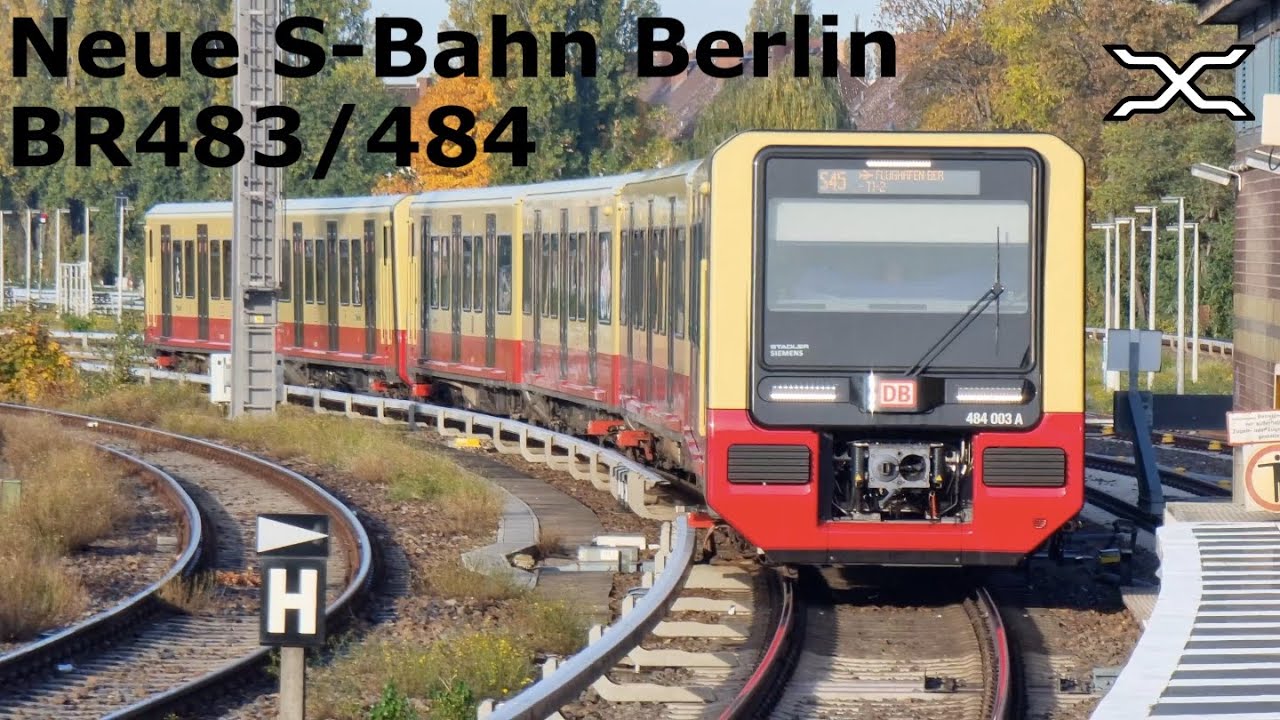 DB BR483/484 | Neue S-Bahn Berlin | S45 | Siemens - Stadler - YouTube