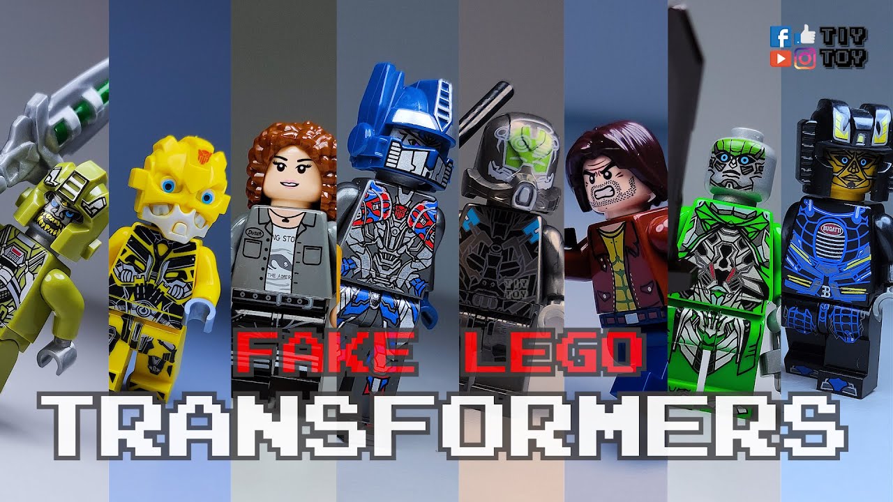 [FULL] All LEGO Transformers Minifigure! Fake LEGO SY Block 8in1Set ...