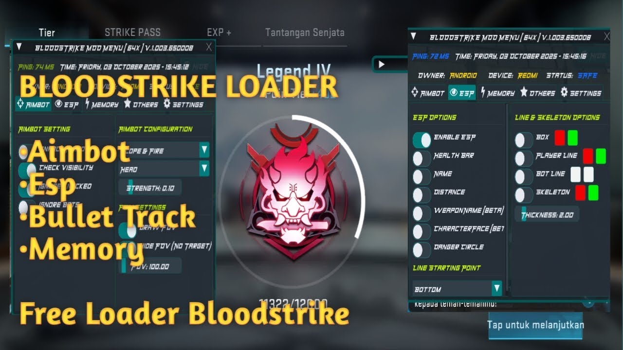 BLOODSTRIKE MOD MENU LOADER FREE VERSION 008 - YouTube