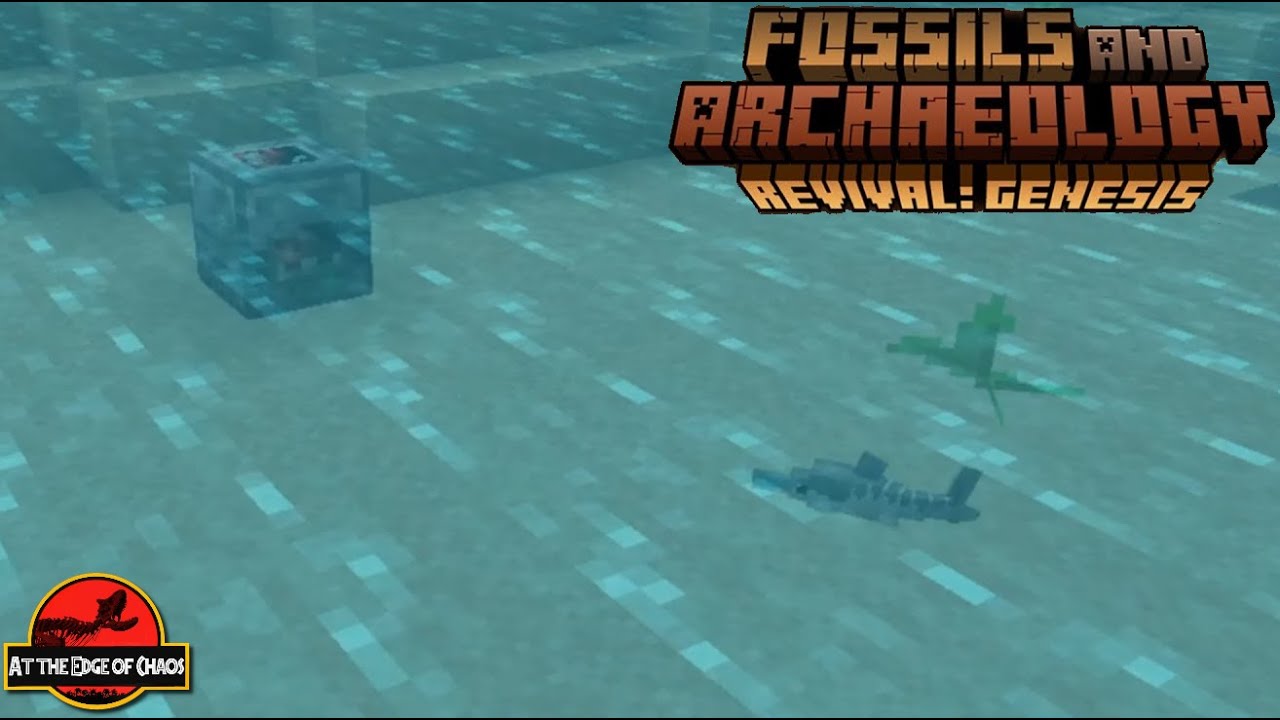 Ichthyosaur Lagoon - Minecraft: Fossils and Archaeology #12 - YouTube