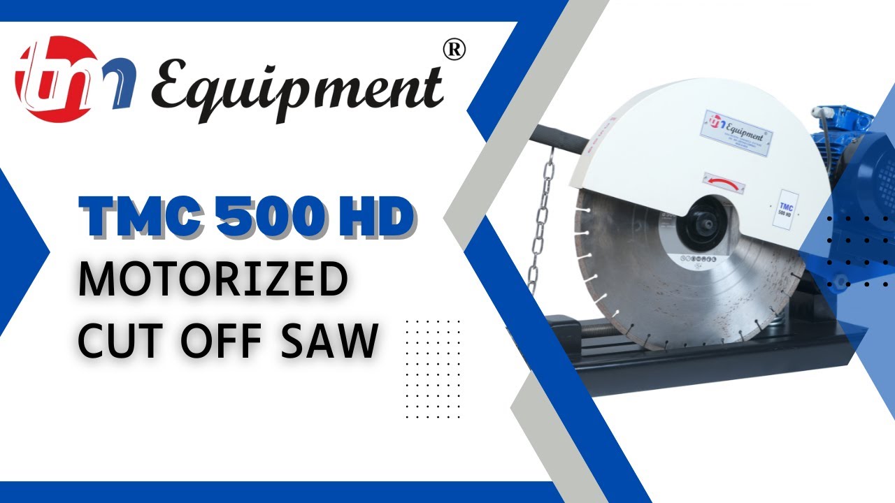 TMC 500 HD | Motorized Cut off Saw | TM Equipment - YouTube