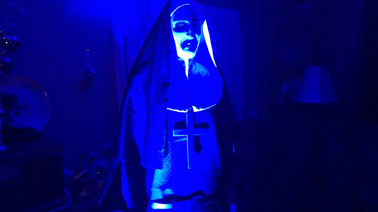 Valak the demon nun from the conjuring prop build!! - YouTube