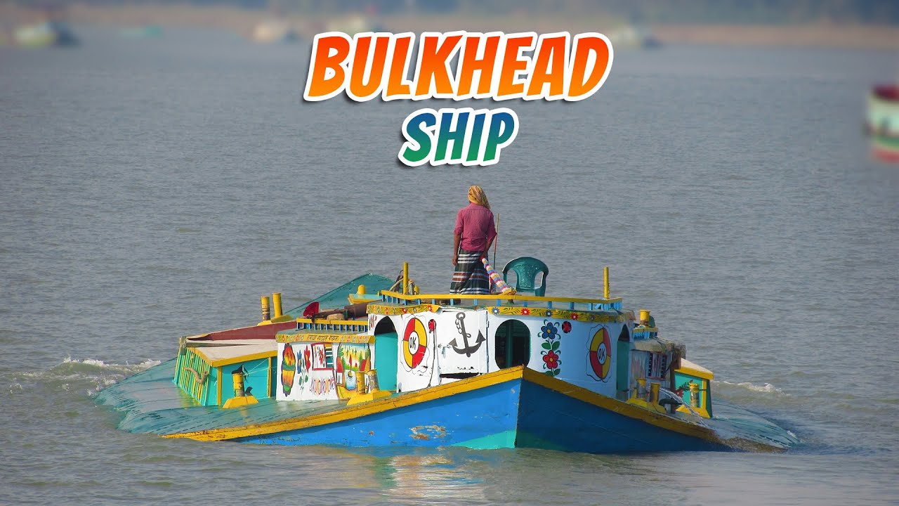 Overloaded Bulkhead Ship M.B. RIAMONI In Deep Meghna River | Fully ...