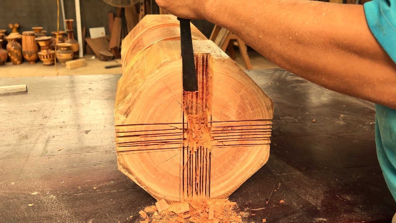 The Combination Of Wood Turning And Other Woodworking Methods Creates A ...