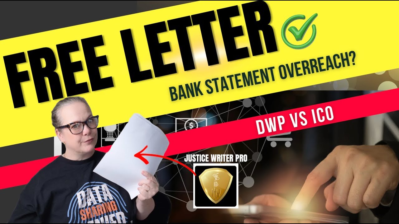 DWP Bank Statement Requests: Potential GDPR Breach? Use This FREE ...