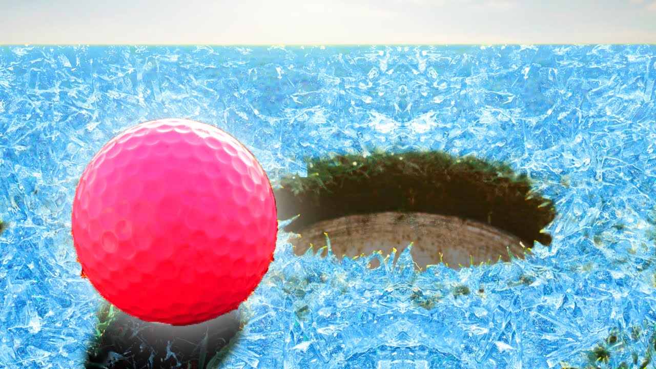 IMPOSSIBLE GOLF ON ICE! (Tower Unite) - YouTube