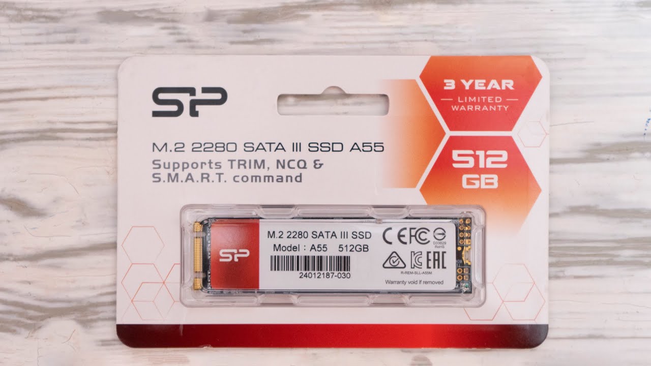 Обзор 512 ГБ SSD M 2 накопитель Silicon Power A55 SP512GBSS3A55M28 ...