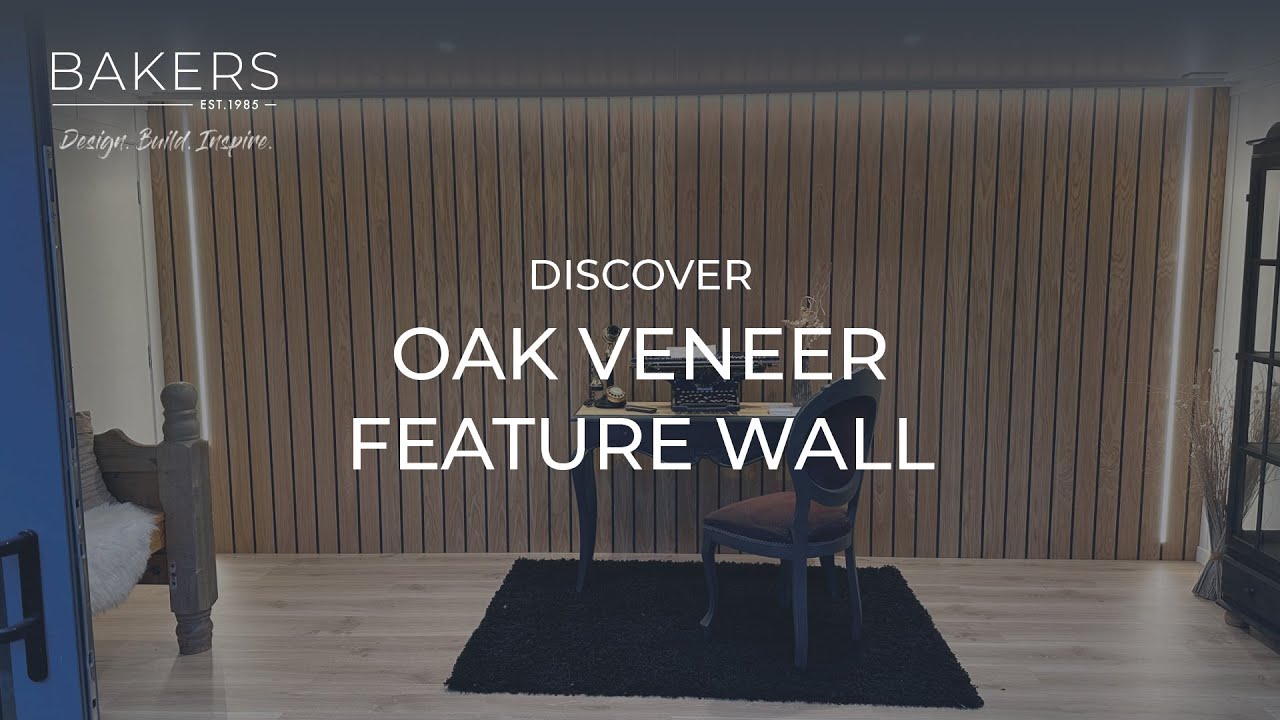 Stunning Oak Veneer Feature Wall for Your Garden Building - YouTube