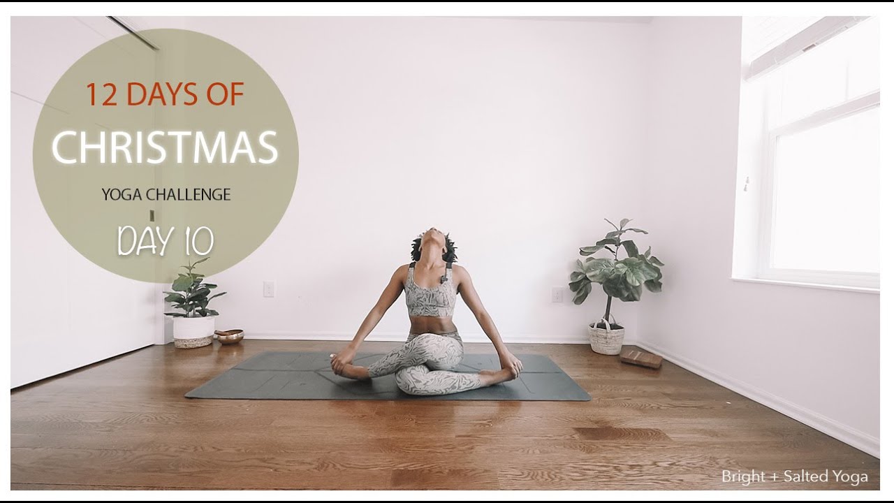 12 DAYS OF CHRISTMAS🎄Yoga Challenge!! | Day 10 - YouTube