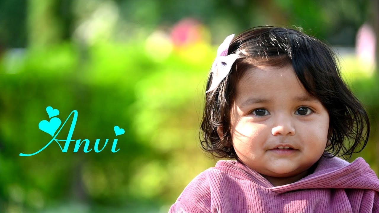 Anvi's First Video Song #babysongs | Baby Cinematic Vedio 4K - YouTube