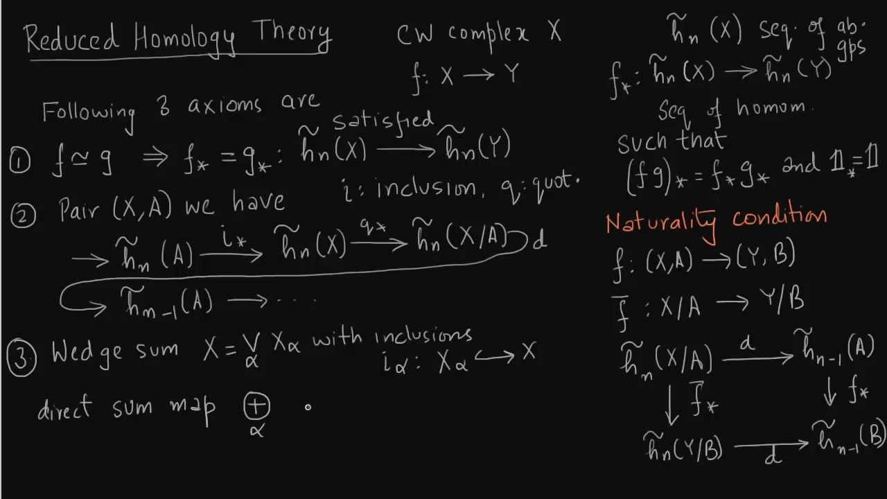 Reduced homology theory - YouTube